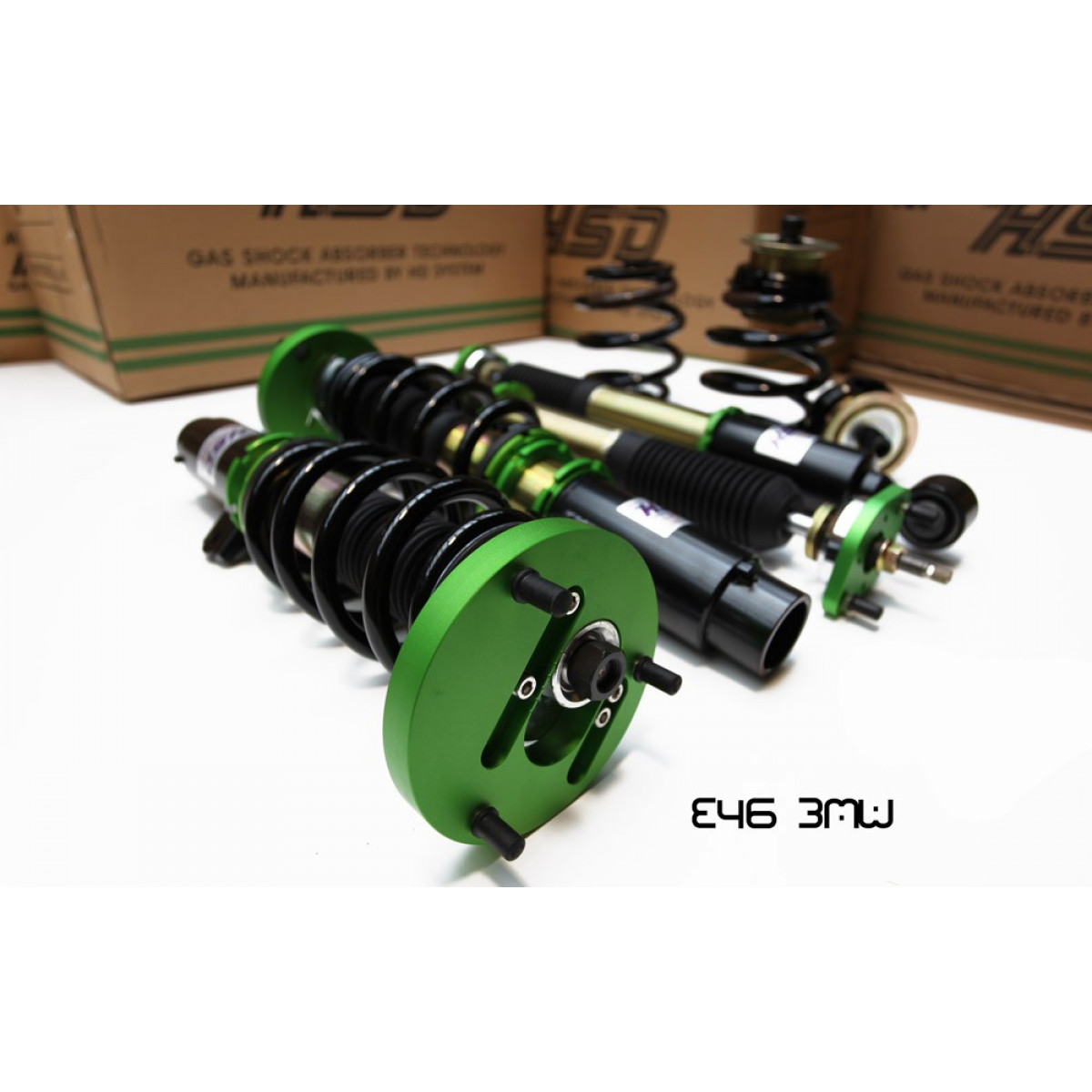 HSD MonoPro Coilovers för BMW E46 M3 and non M3 models