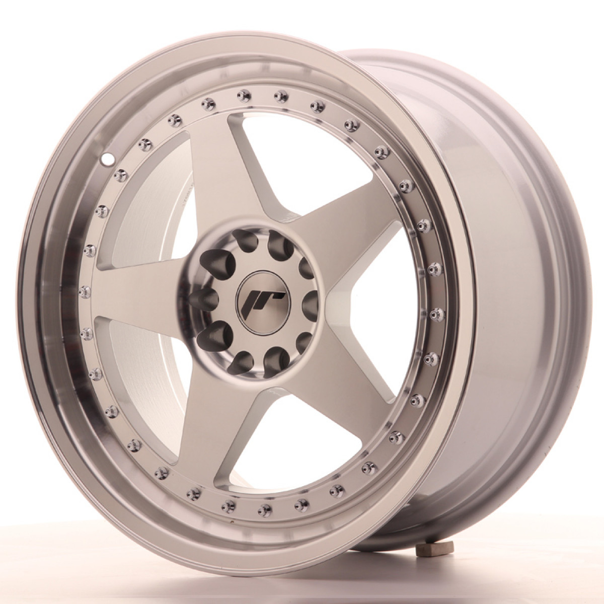 JR Wheels JR6 18x8,5 ET40 5x112/114,3 Machined Face Silver