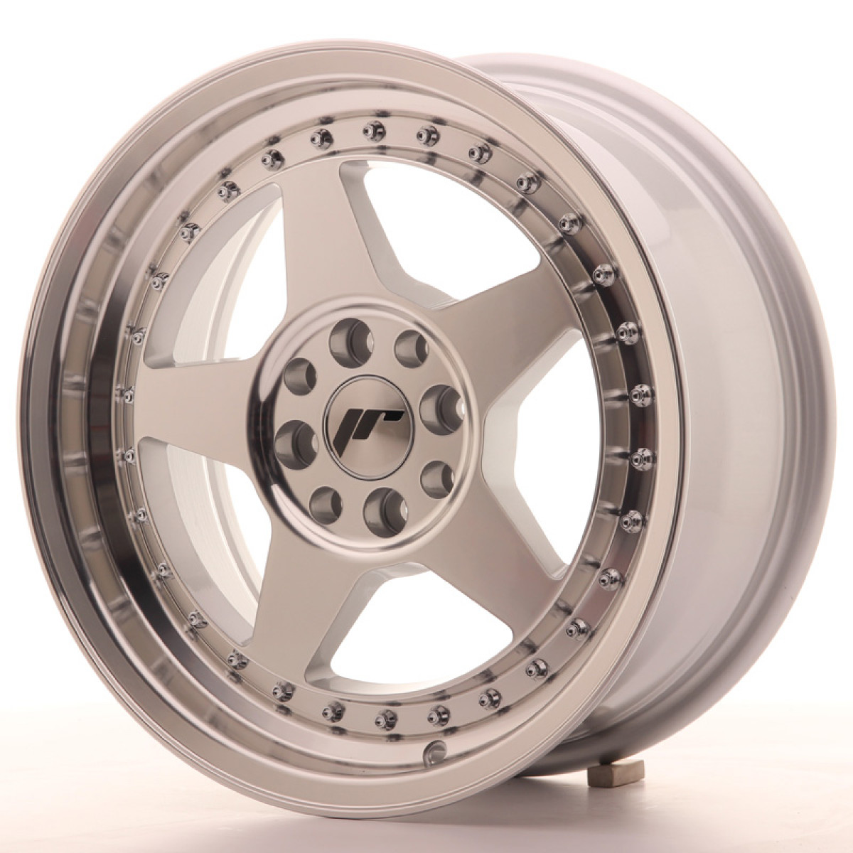 JR Wheels JR6 16x7 ET25 4x100/108 Silver Machined Face